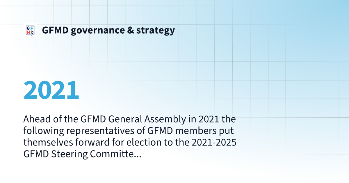 2021 | GFMD governance & strategy